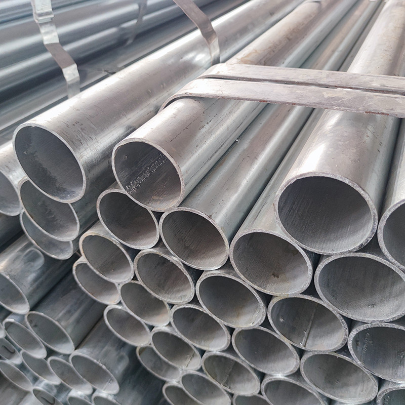 Hot Dip Galvanized Steel Pipe Low Carbon Alloy Hollow GI Square Round 0.6mm