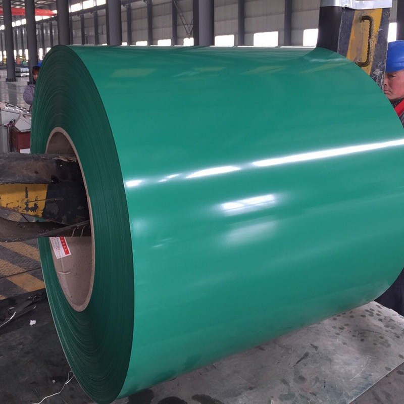 Green 1mm PPGL CGLCC Hot Dipped Color Coated Coils Punching